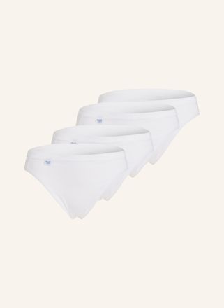 sloggi 4er-Pack Slips Basic+ weiss
