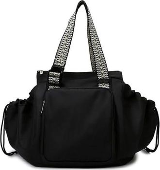 Generic Cymwer 2 sur 1 Femmes Oxford Tote Sac &agrave; dos Sac &agrave; capacit&eacute; Utilisation quotidienne (noir)