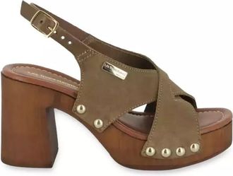 Les Tropeziennes LES TROPEZIENNES PAR M. BELARBI Damen Penn Cityschuhe Clog, kaki, 40 EU