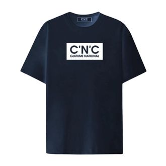 Costume National Herren Regular T-Shirt - - Tops - Herren - Blau - L