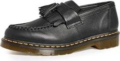 Dr. Martens Adrian Black Virginia, Mocassins Femme, Noir (Black), 37 EU