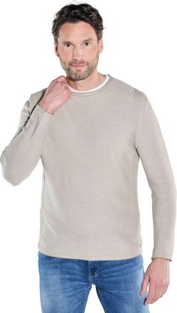 Engbers Rundhalspullover engbers Herren Pullover regular, Beige