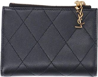 Saint Laurent Bi-Fold Wallet Cassandre Bijou