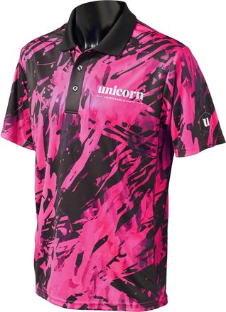 unicorn Unisex Pro-tech Camo Dart-Shirt, Rose, S