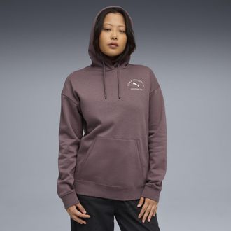 Puma Class Relaxed Hoodie Damen, Kleidung, Lila, XS