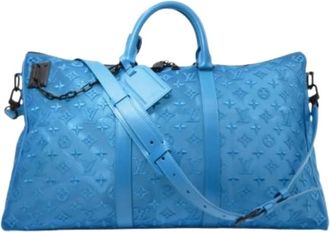 Louis Vuitton unisex, Pre-owned, Bleu, Taille: ONE Size Sac Week-end Vintage Pre-owned