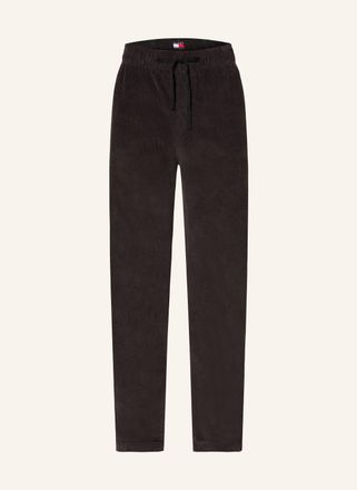 Tommy Jeans Cordhose Isaac Im Jogging-Stil Slim Fit schwarz