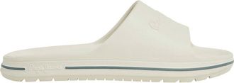 Pepe Jeans London Herren Beach Slide M Schuhe, Beige, Elfenbein, Wei&szlig;, 10 UK