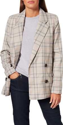 Sparkz Damen TOA Blazer Anzugjacke, Beige, 38 (Herstellergr&ouml;&szlig;e: Large)