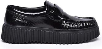Clarks Femme, Chaussures, Noir, Taille: 37 1/2 EU Mocassino in vernice