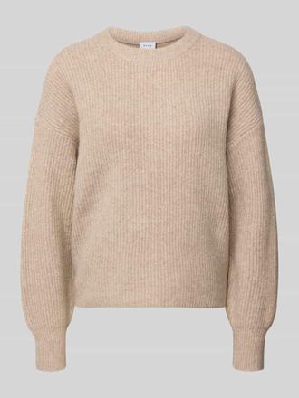 Vila Strickpullover mit Rundhalsausschnitt Modell KACHEL