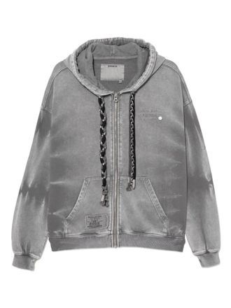 Musium Div. hoodie à logo brodé - Gris