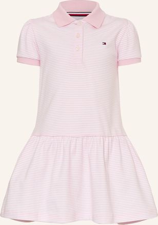 Tommy Hilfiger Jersey-Polokleid rosa