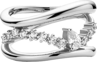 Ania Haie Ringe - 925er Sterlingsilber Ring - Gr. 54 - in Silber - für Damen