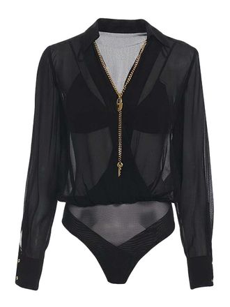 Elisabetta Franchi Top - Noir