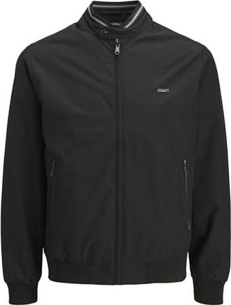 Jack & Jones Premium Veste bomber Bombers anti-froid Baseball Poignets côtelés Black S Black S
