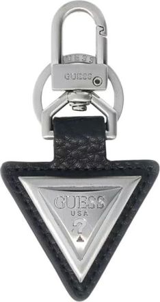 Guess Homme, Accessoires, Noir, Taille: ONE Size Porte-cl&eacute;s Torino avec logo triangulaire