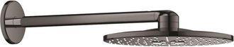 GROHE Rainshower Smartactive 310 Brauseset mit Rundkopf und 430mm Arm, 2-strahlig, Hard graphite (26475A00) - Grohe