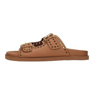 Elena Iachi Ledermules - - Shoes - Damen - Braun - 40 EU