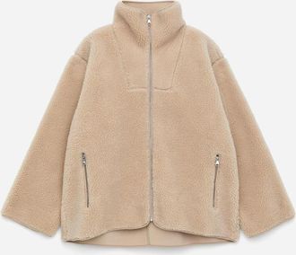 Arket Teddyjacke -Beige