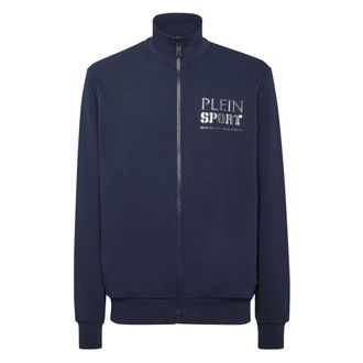 Plein Sport Homme, Sweatshirts et sweats &agrave; capuche, Bleu, Taille: M Jogging Jacket Tiger