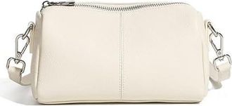 Generic Sac &agrave; bandouli&egrave;re pour femme, sac &agrave; main en cuir souple, sac &agrave; main &agrave; bandouli&egrave;re cylindrique, sac &agrave; main vintage, sac &agrave; main Hobo de design, voyage d