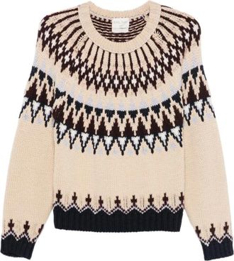 Forte_Forte Mein Rundhals-Strickpullover - - Knitwear - Damen - Beige - S