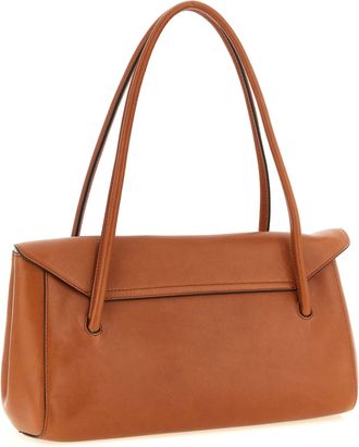 Marni Womens Brown Calfskin Shoulder Bag