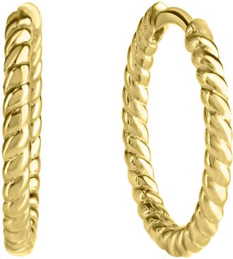 Celesta Silber Ohrringe Silber 925 vergoldet twisted 16mm Durchmesser