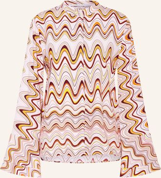 Herzen'sangelegenheit Herzens Angelegenheit Seidenbluse Mit Volants orange