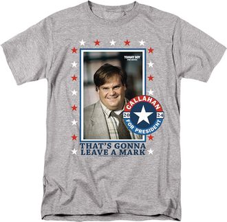 Popfunk Unisex Tommy Boy Callahan for President 2024, Athletic Heather T-Shirt, L