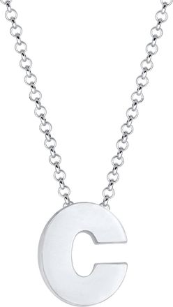 Elli Halskette Damen Buchstabe C Initialen Trend Minimal in 925 Sterling Silber