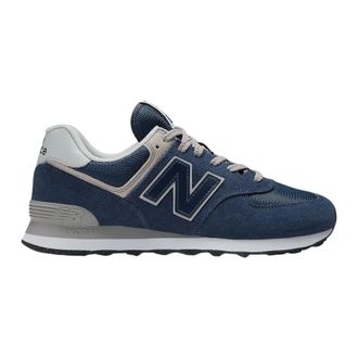 New Balance Homme, Chaussures, Bleu, Taille: 40 1/2 EU Chaussures en Daim Lacets Semelle en Caoutchouc