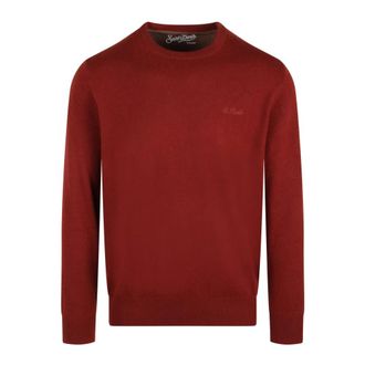 MC2 Saint Barth Homme, Pulls, Brun, Taille: 2XL Pull col rond en laine Regent