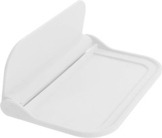 Holibanna Schwimmendes Wandregal Klappbar Wei&szlig; Kleines Lagerbrett Faltbares Aufbewahrungsbrett mit Verdicktem Rahmen f&uuml;r K&uuml;che Bad Wohnzimmer