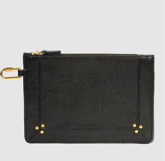Jerome Dreyfuss Pochette Popoche M Cuir Noir