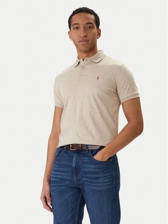 Polo Ralph Lauren Poloshirt 710704319502 Beige Custom Slim Fit