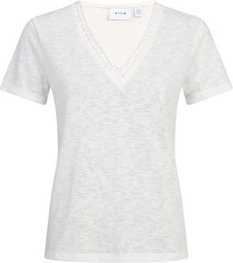 Vila Top Viaggi en coton m&eacute;lang&eacute;