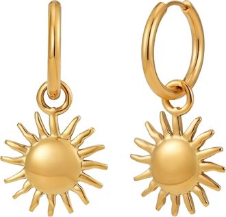 GOOD.designs Allergikerfreundliche Ohrringe Sonne