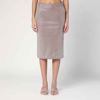 Giuseppe Di Morabito Midirock mit silberfarbenen Strasssteinen