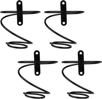 BESPORTBLE iplusmile 4 St&uuml;ck Wandmontierter Weinflaschenhalter aus Eisen Platzsparendes Weinregal zur Pr&auml;sentation und Aufbewahrung Einzelner Flaschen Modernes D