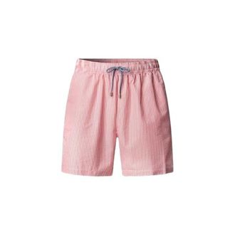 Fa&ccedil;onnable Short de bain ray&eacute; en seersucker