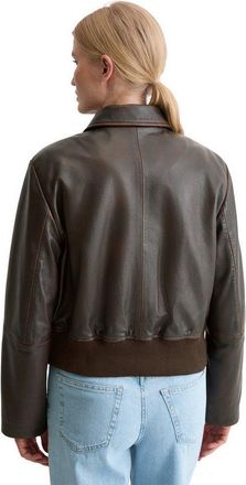 Marc O'Polo Lederjacke regular fit aus softem Lammleder in Vintage-Optik im Blousonstil