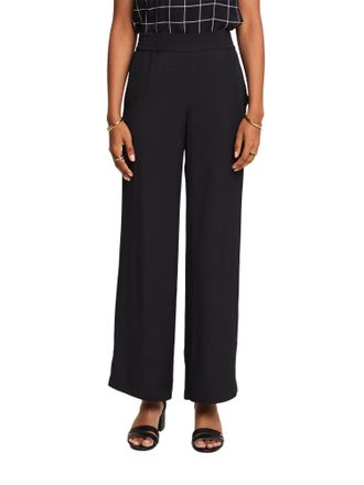 Esprit Damen 024ee1b323 Hose, 001/Black, 34W x 32L