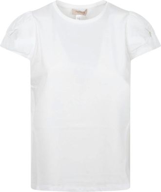 Twinset Femme, Tops, Blanc, Taille: 40 FR T-shirt en coton