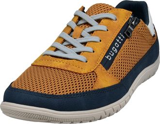 Bugatti Herren Schnürstiefel, Männer Stiefel Kaltfutter,Chukka Boots,schnürung,Boots,Winterstiefel,Winterschuhe,Yellow/Dark Blue (5041),45 EU/EU UK