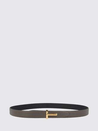 Tom Ford Ceinture en cuir de veau avec boucle monogramme T