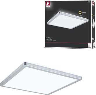 Paulmann 71008 LED Panel Atria Shine 293x293mm eckig incl. 1x16 W Tageslichtwei&szlig; Chrom matt Lichtpanel Kunststoff Deckenpanel 4000 K