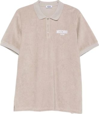 Moschino Homme, Tops, Beige, Taille: 2XL Polo