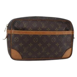 Louis Vuitton Pre-owned Canvas Clutch - - Pre-owned - Damen - Braun - ONE SIZE